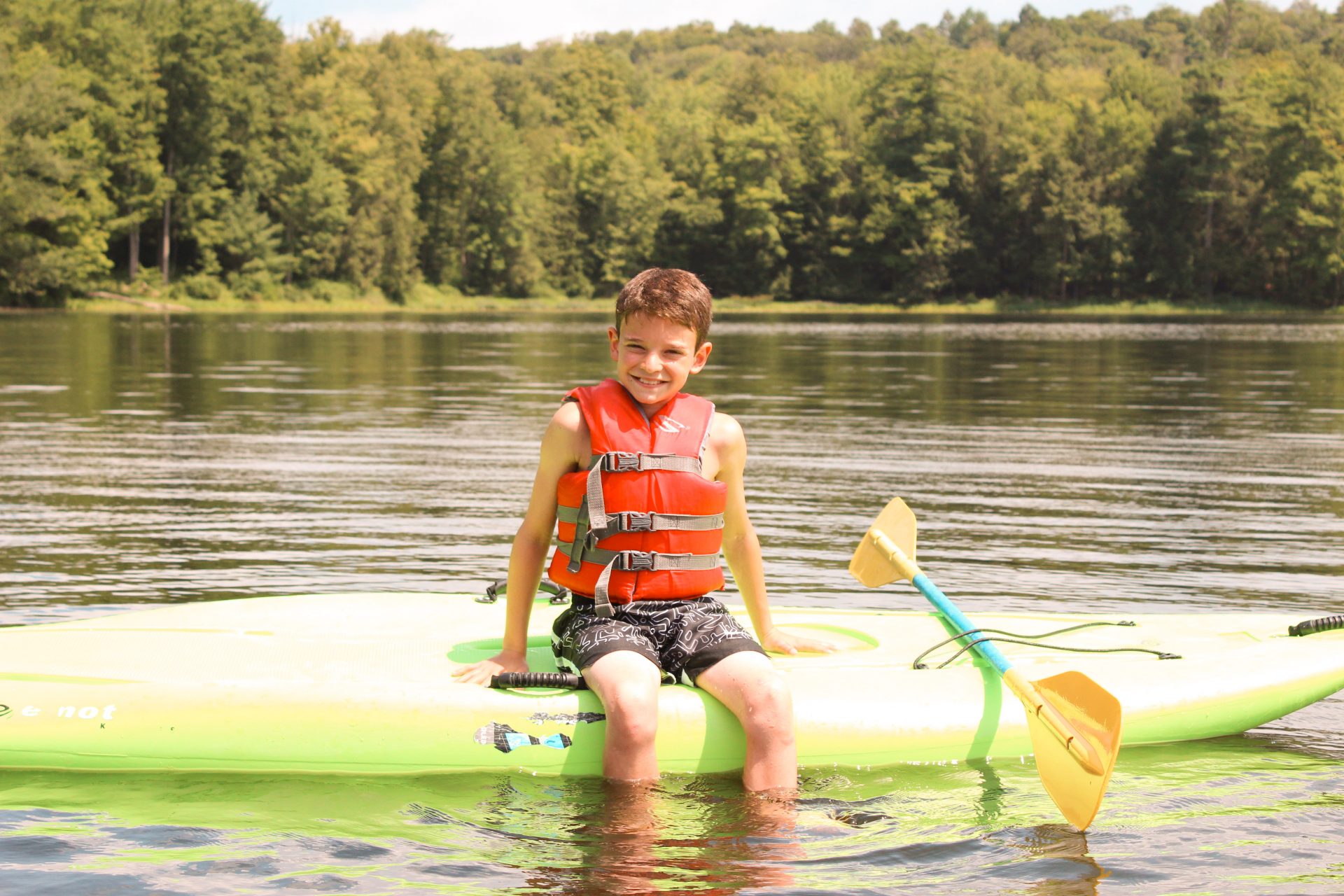 Kayak Boy - Tyler Hill Camp